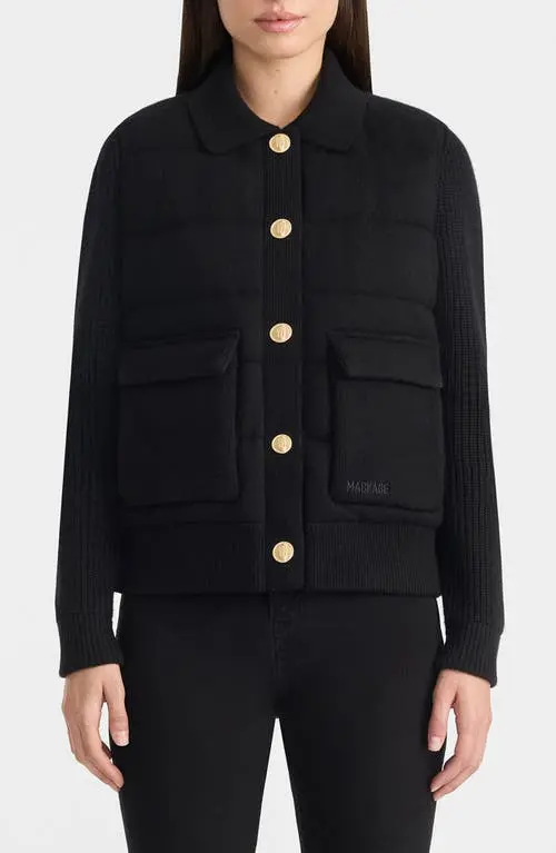 Mackage Calina-r Lustrous Down Long Coat - Black
