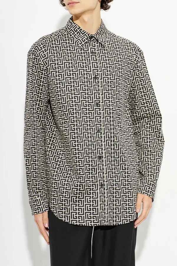 Balmain Shirt With Monogram