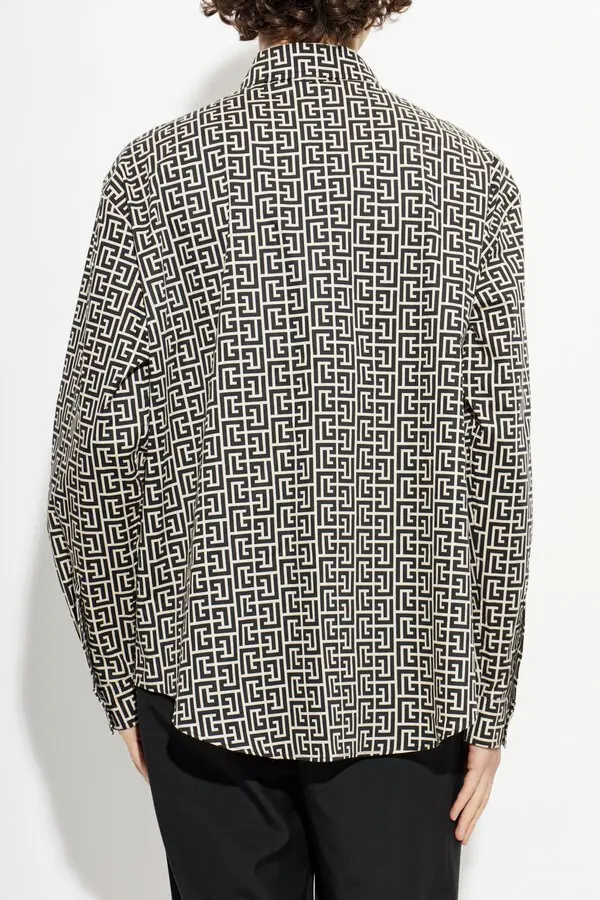 Balmain Shirt With Monogram