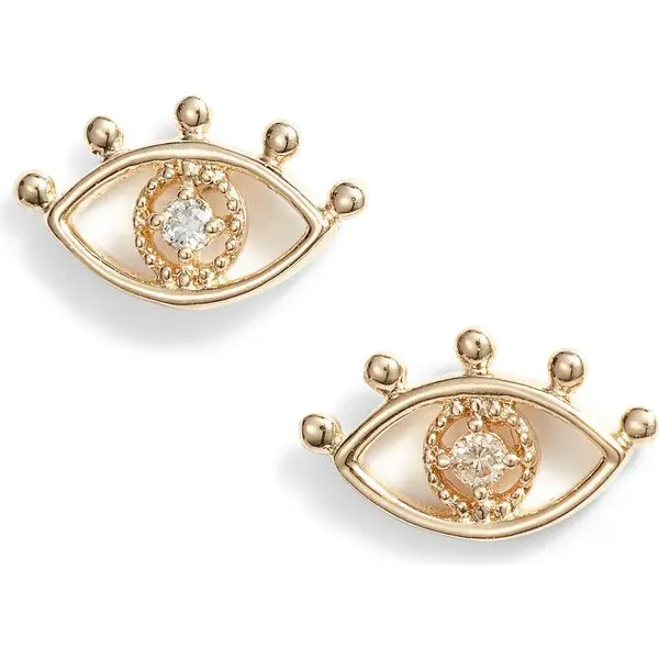 SET & STONES Santorini Diamond Stud Earrings