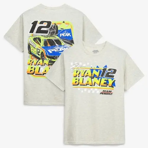 TEAM PENSKE Heather Ryan Blaney #12 Peak T-shirt