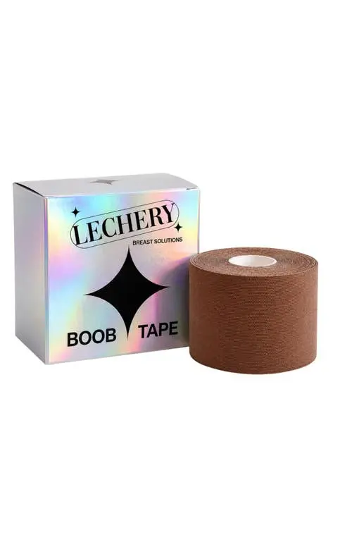 LECHERY® Boob Breast Lift Invisible Sticky Body Tape - Cocoa