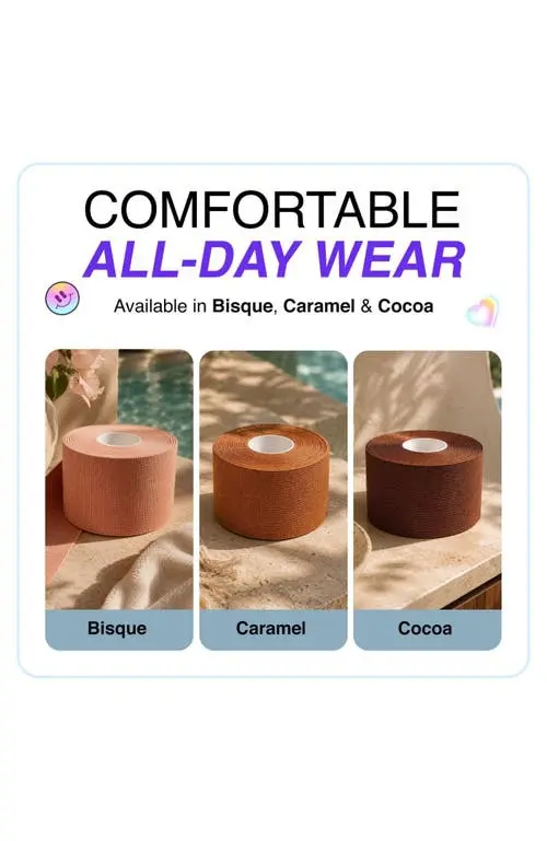 LECHERY® Boob Breast Lift Invisible Sticky Body Tape - Cocoa
