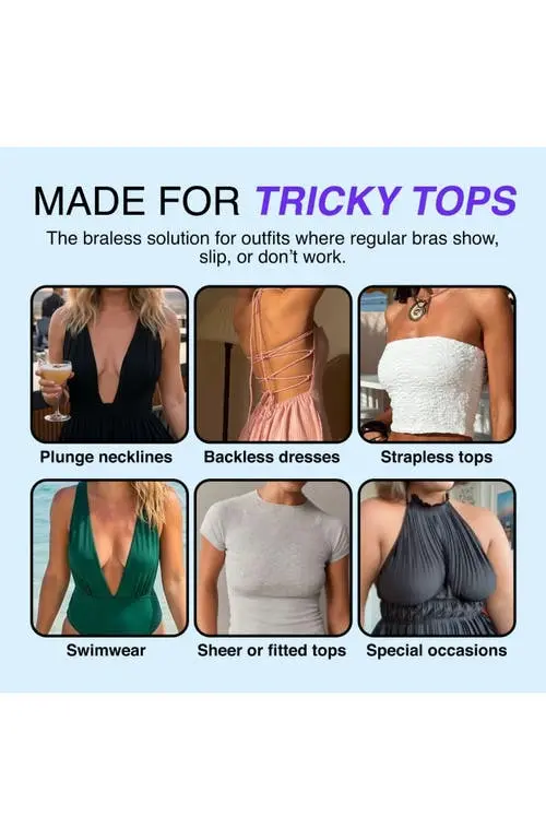 LECHERY® Boob Breast Lift Invisible Sticky Body Tape - Cocoa