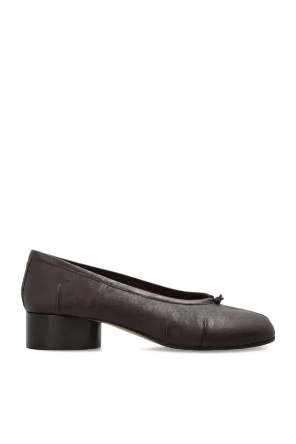 MAISON MARGIELA Heeled Shoes With 'tabi' Cut-out - Brown