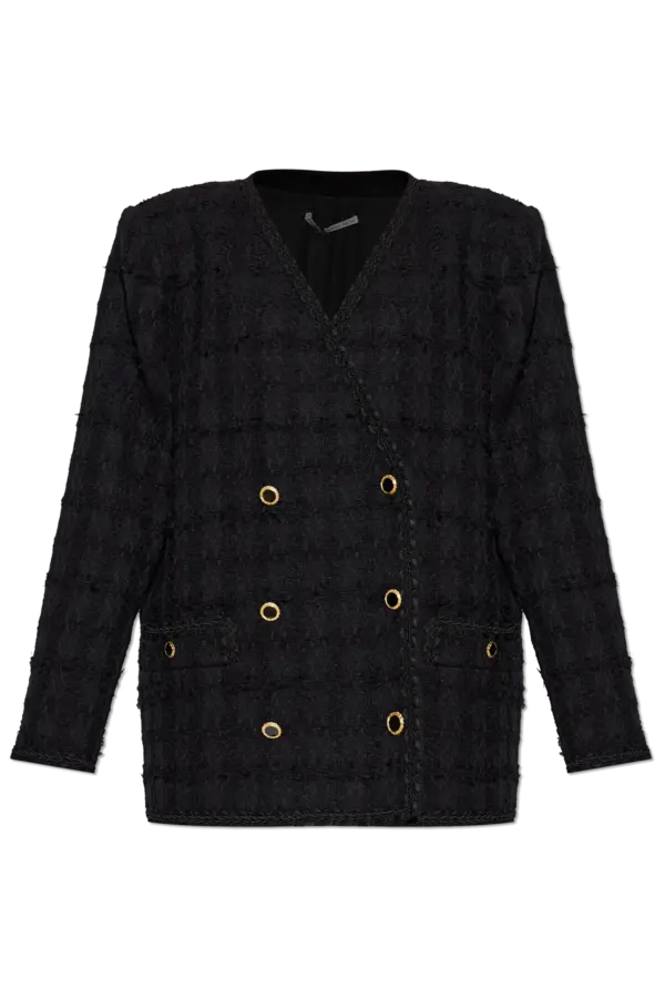 Alessandra Rich Tweed Jacket - Black