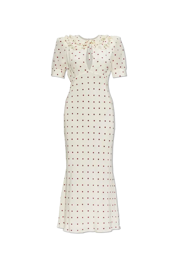 Alessandra Rich Polka Dot Dress