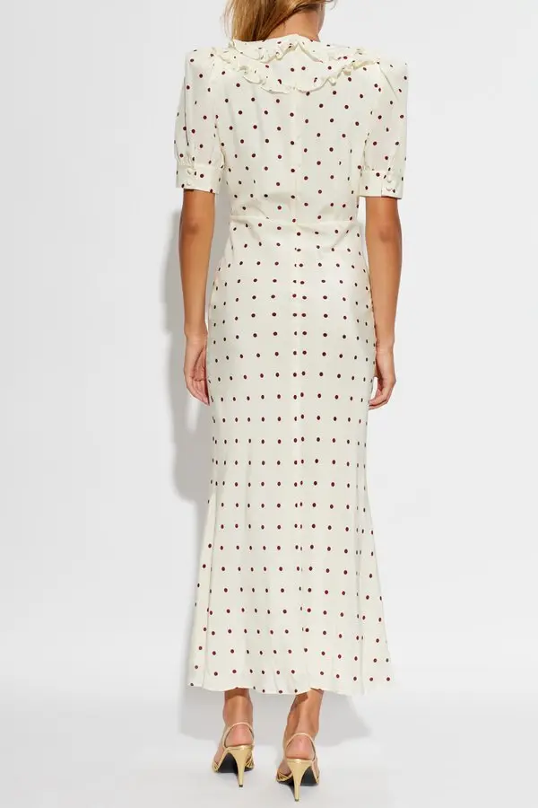 Alessandra Rich Polka Dot Dress