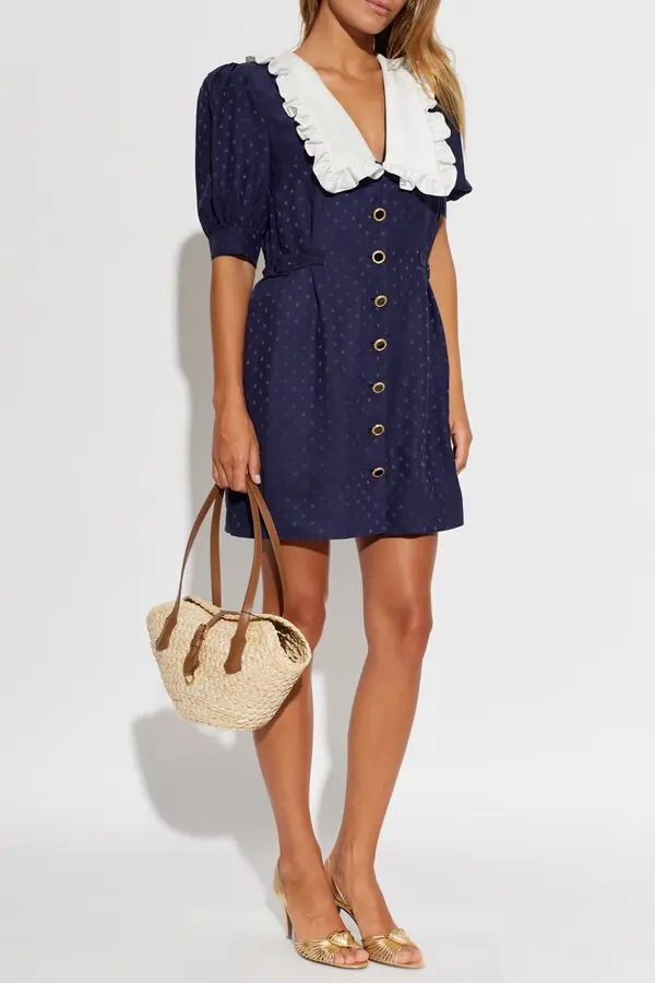 Alessandra Rich Dress With Stars