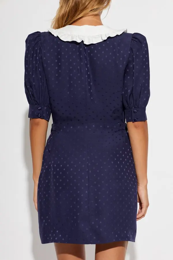 Alessandra Rich Dress With Stars