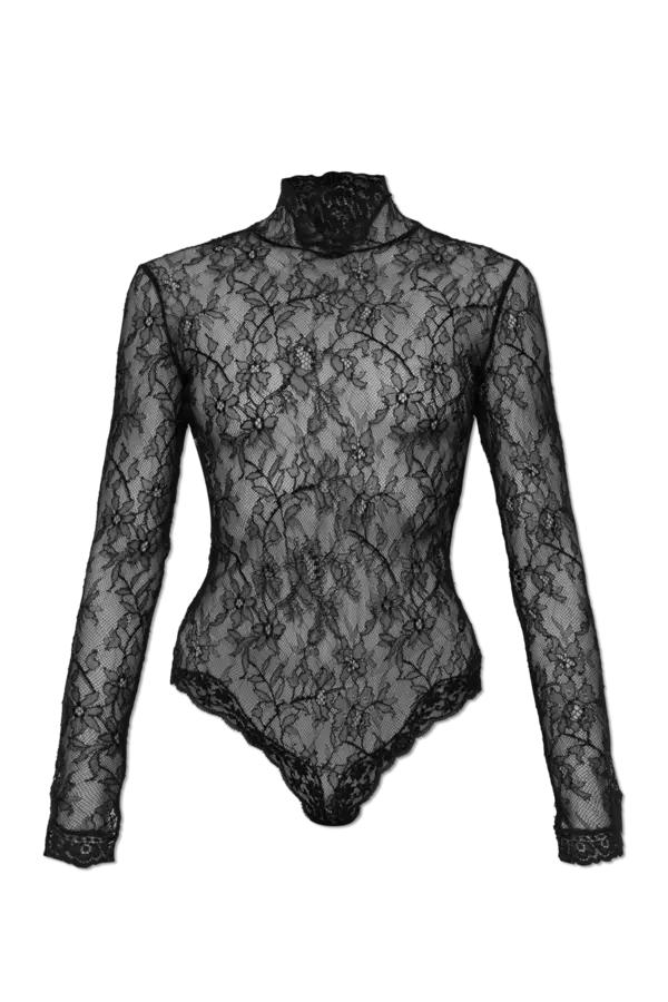 Valentino Garavani Lace Bodysuit - Black