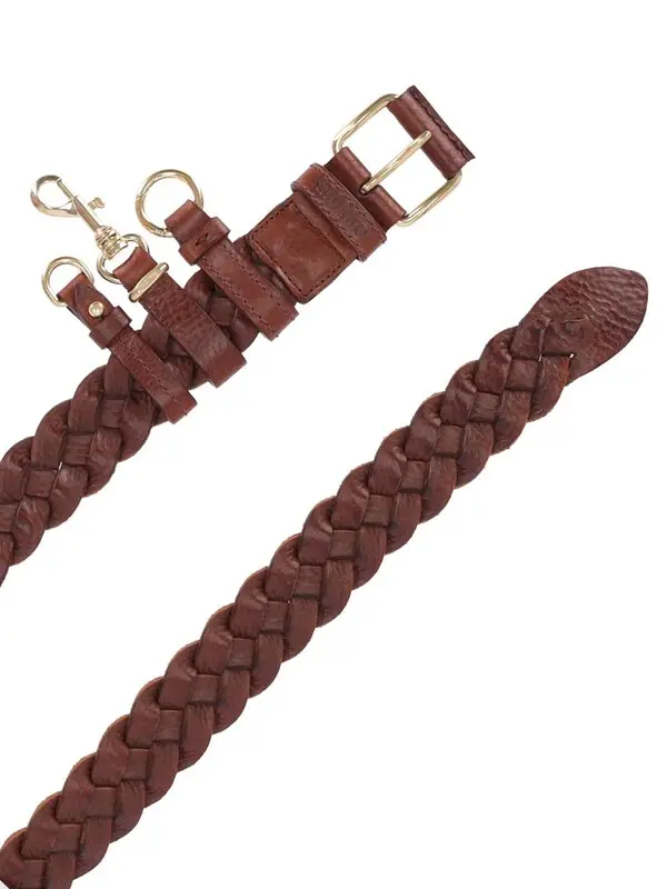 Miu Miu Woven Leather Belt