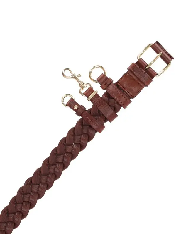 Miu Miu Woven Leather Belt