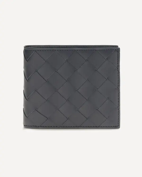 Bottega Veneta Bifold Leather Intrecciato Wallet