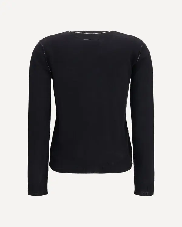 MAISON MARGIELA Wool Blend Button Cardigan