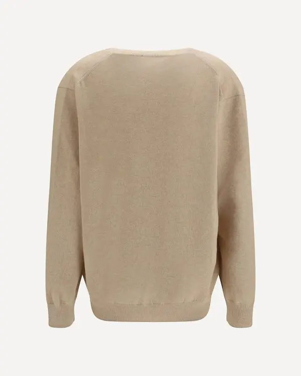 Malo V-neck Sweater - Beige