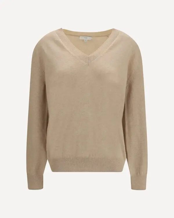 Malo V-neck Sweater - Beige