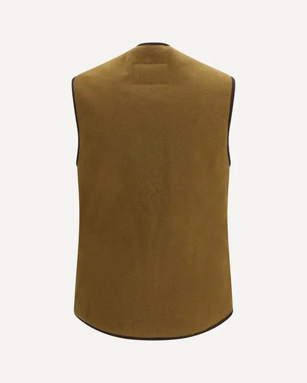 Barbour Fleece Vest - Brown