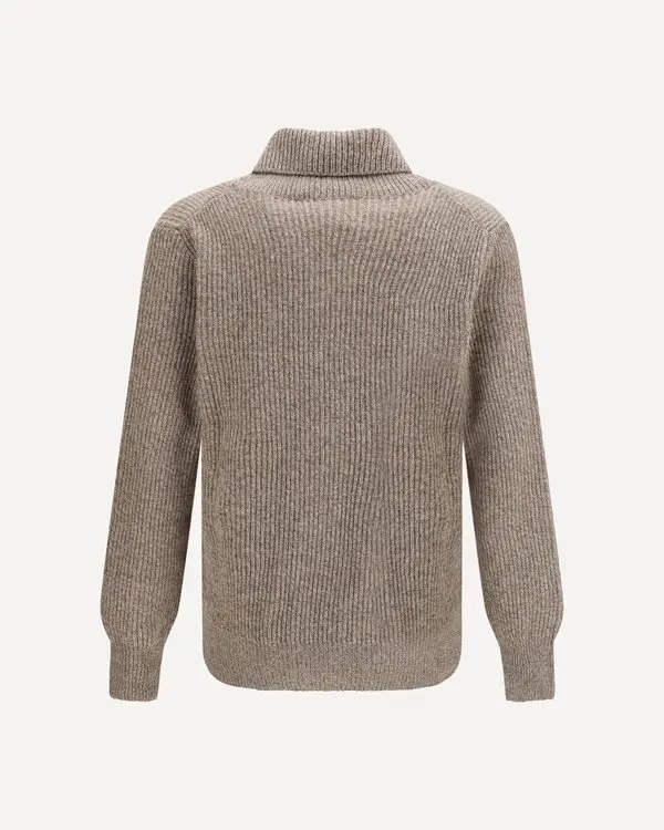 BROOKSFIELD Virgin Wool Shawl Collar Cardigan