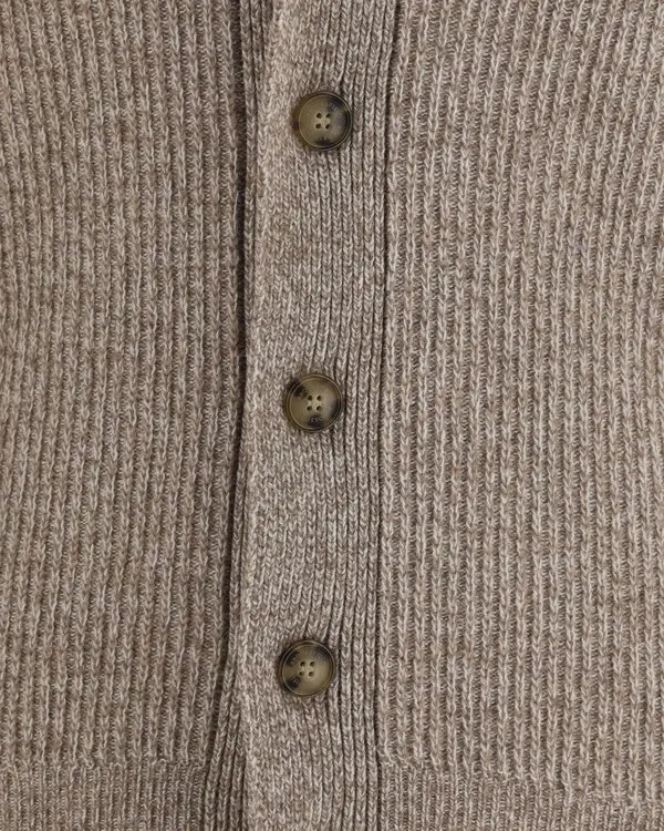 BROOKSFIELD Virgin Wool Shawl Collar Cardigan