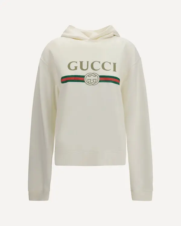 Gucci Cotton And Cashmere Jersey Hoodie