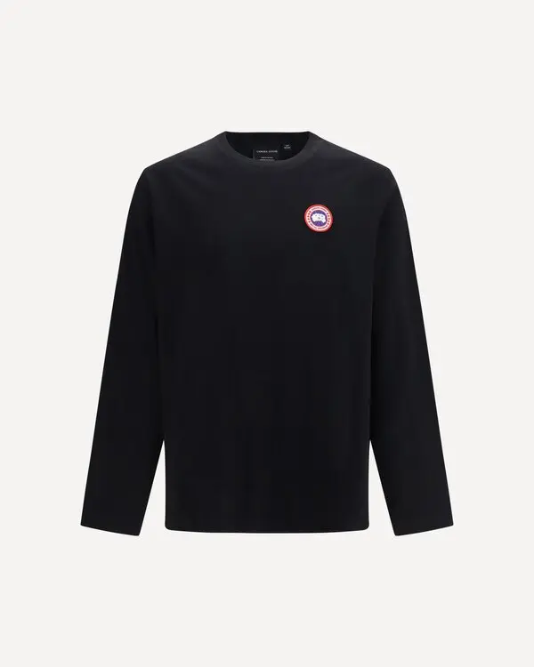 Canada Goose Vantage Ong Seeve T-shirt Mae - Black
