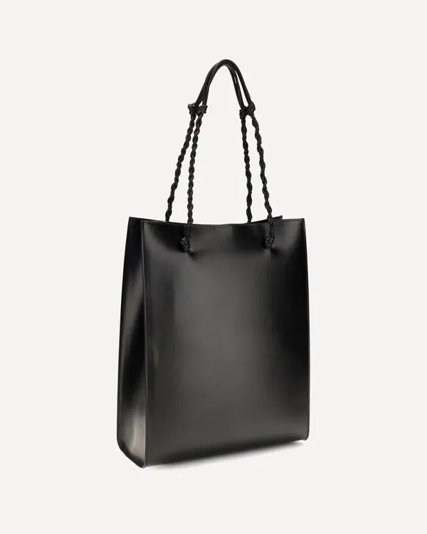 JIL SANDER Tangle Leather Tote Bag