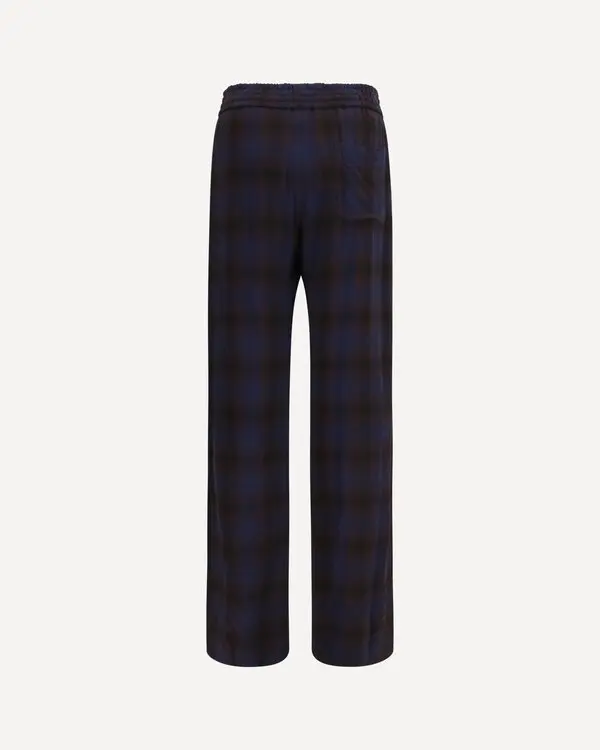 Dries Van Noten Checked Trousers