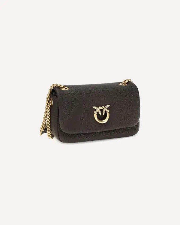 Pinko Medium Love Bag Click Soft Horizontal Shoulder Bag