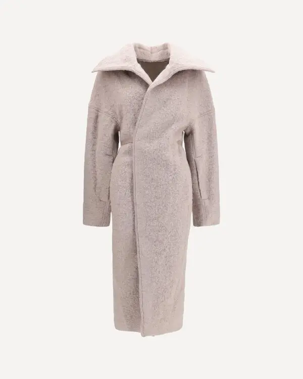 Rick Owens Dracucollar Belted Coat
