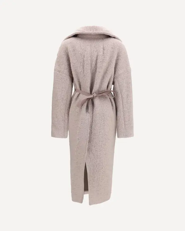 Rick Owens Dracucollar Belted Coat