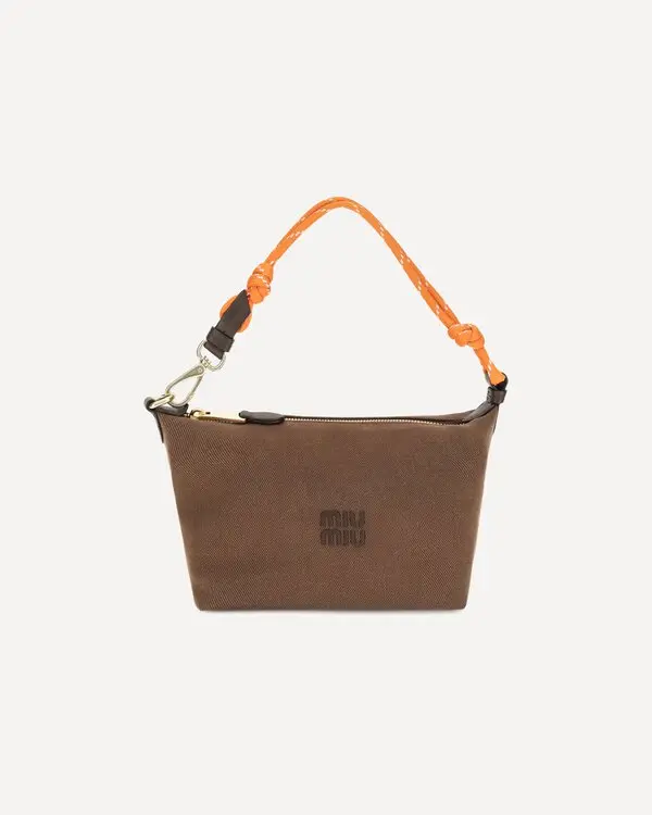 Miu Miu Cotton Shoulder Bag