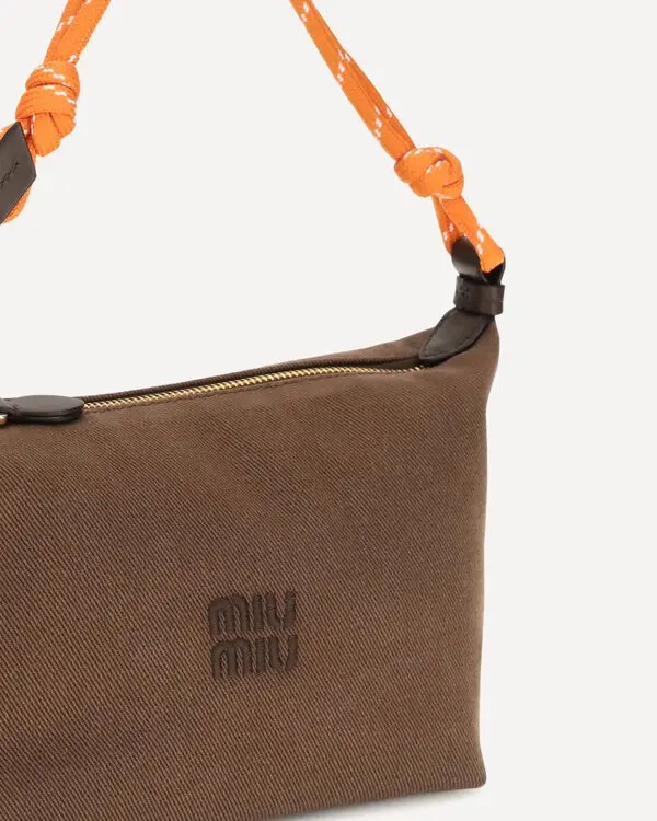 Miu Miu Cotton Shoulder Bag