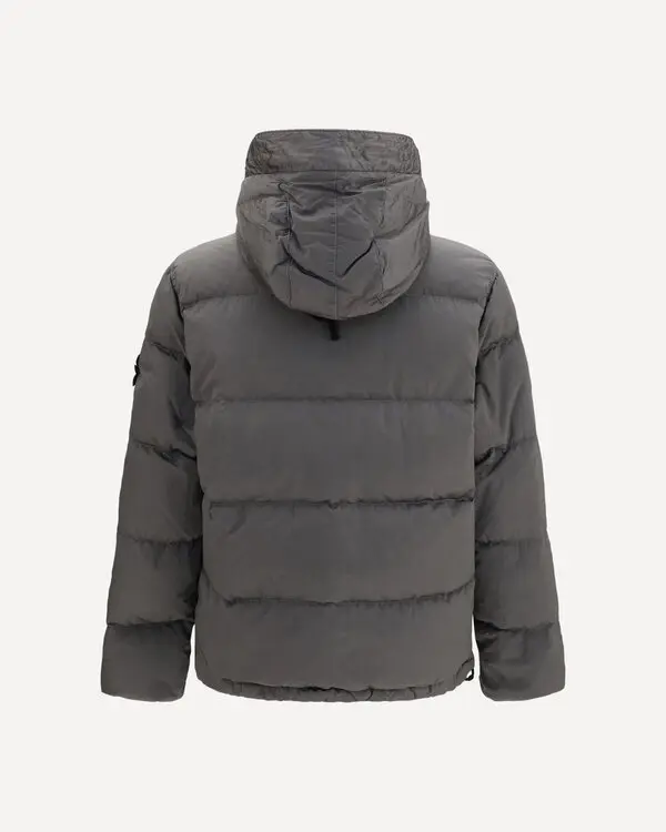 Stone Island Nylon Metal Hooded Down Jacket - Grey