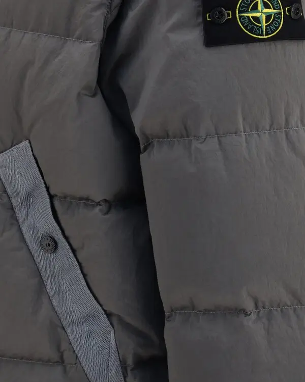Stone Island Nylon Metal Hooded Down Jacket - Grey