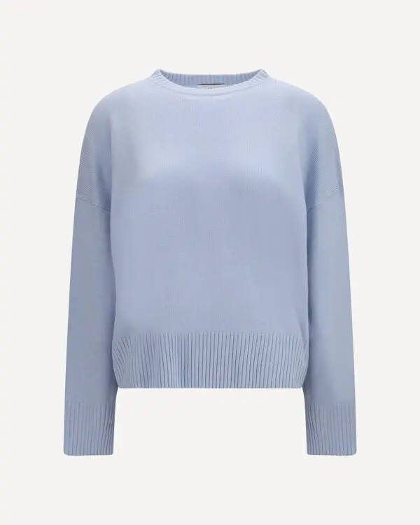 Loulou De Saison Anton Cashmere Sweater - Light Blue