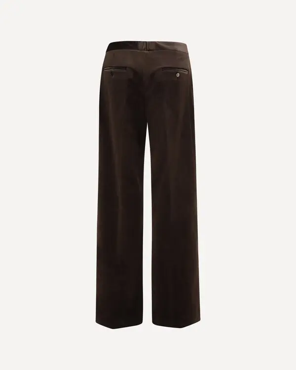 LARDINI Velvet Tailored Pants