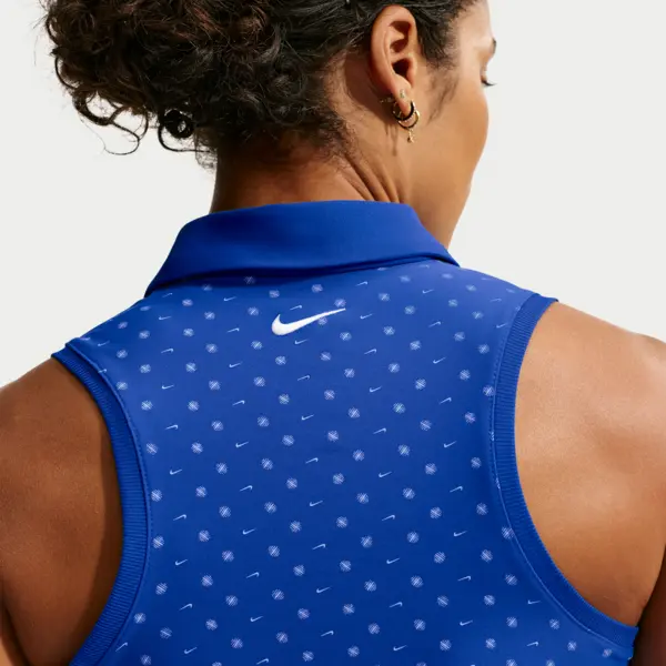 Nike Victory Dri-fit Sleeveless Golf Polo - Blue
