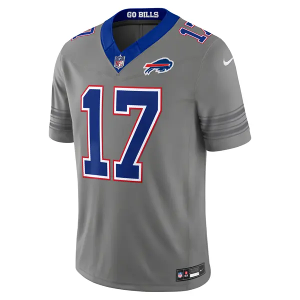 Nike Josh Allen Buffalo Bills Dri-fit Nfl Limited Jersey - Grey