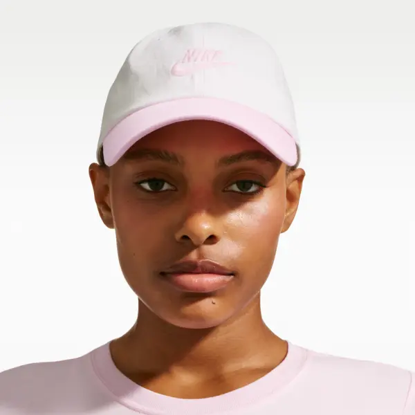 Nike Club Unstructured Futura Wash Cap - White