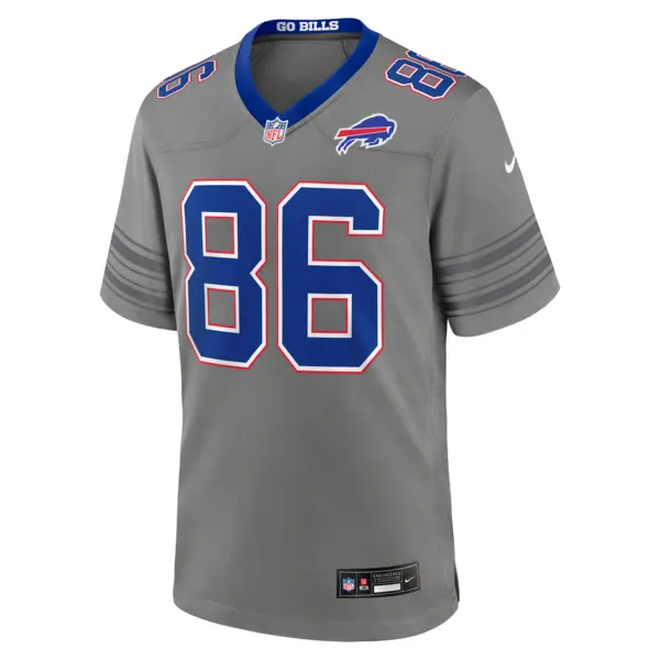Nike Dalton Kincaid Buffalo Bills Nfl Game Jersey - Grey