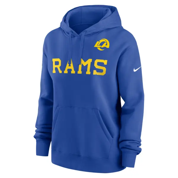 Nike Los Angeles Rams Nfl Pullover Hoodie - Blue