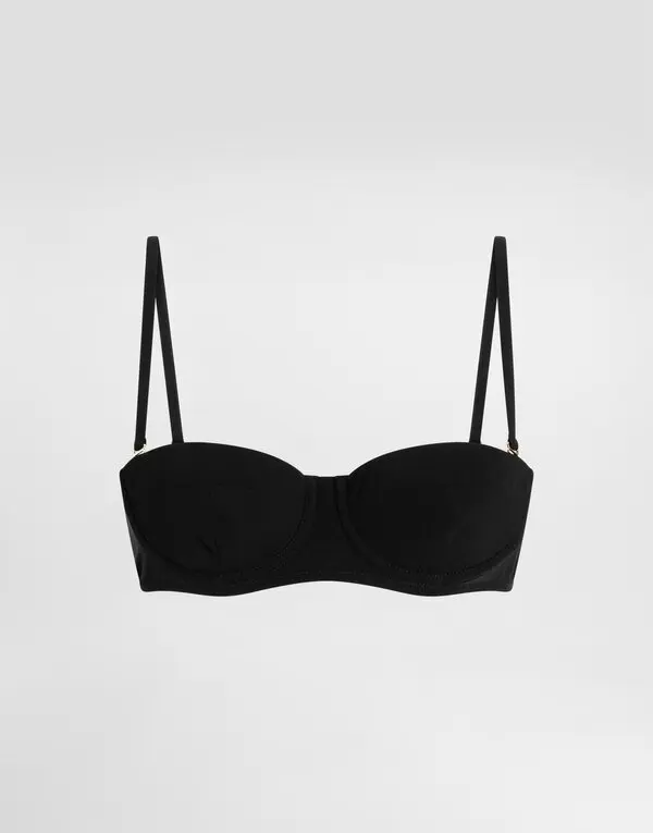 Dolce & Gabbana Balconcino Imbottito Bikini Top - Black