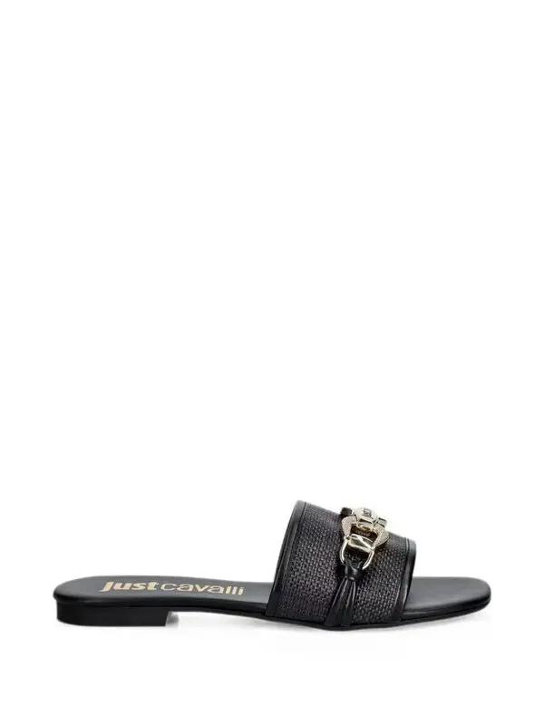 Just Cavalli Chain-link Woven Slides
