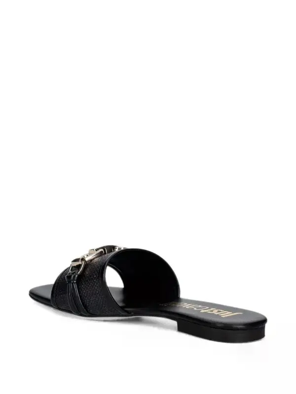 Just Cavalli Chain-link Woven Slides