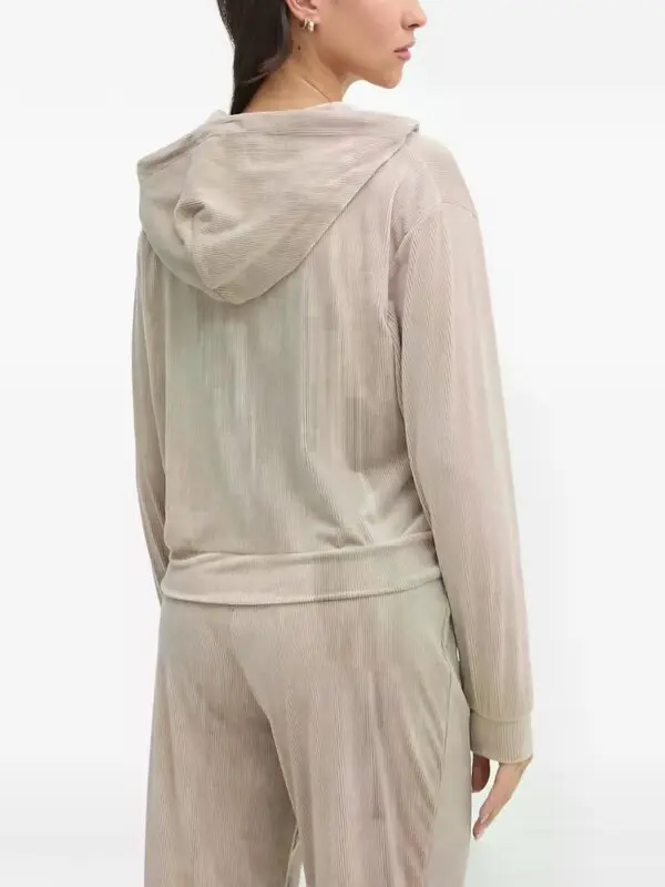 Juicy Couture Ribbed Zip-up Hoodie