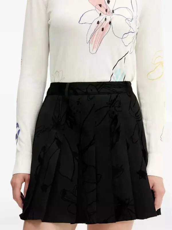 Desigual Flocked Mini Skirt
