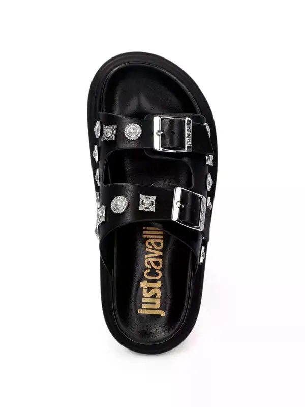 Just Cavalli Stud-embellished Buckle-fastening Sandals