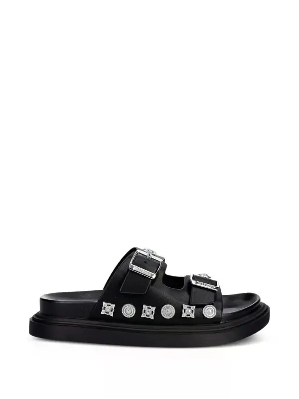 Just Cavalli Stud-embellished Buckle-fastening Sandals - Black