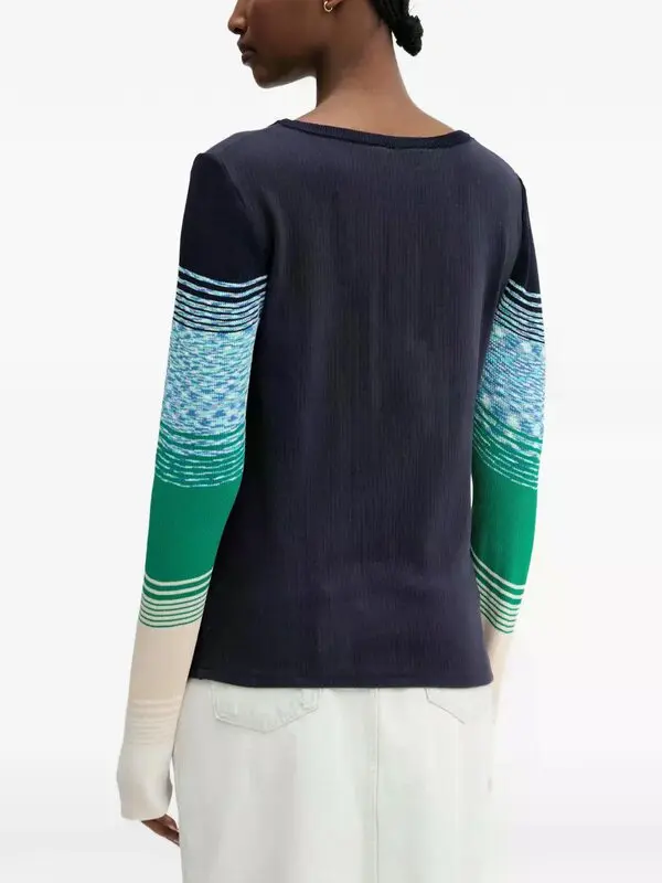 Desigual Striped Long-sleeve Top
